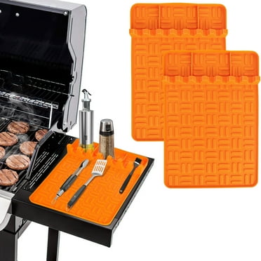 NOGIS Silicone Griddle Tools Mat for Blackstone, Large Silicone Spatula ...