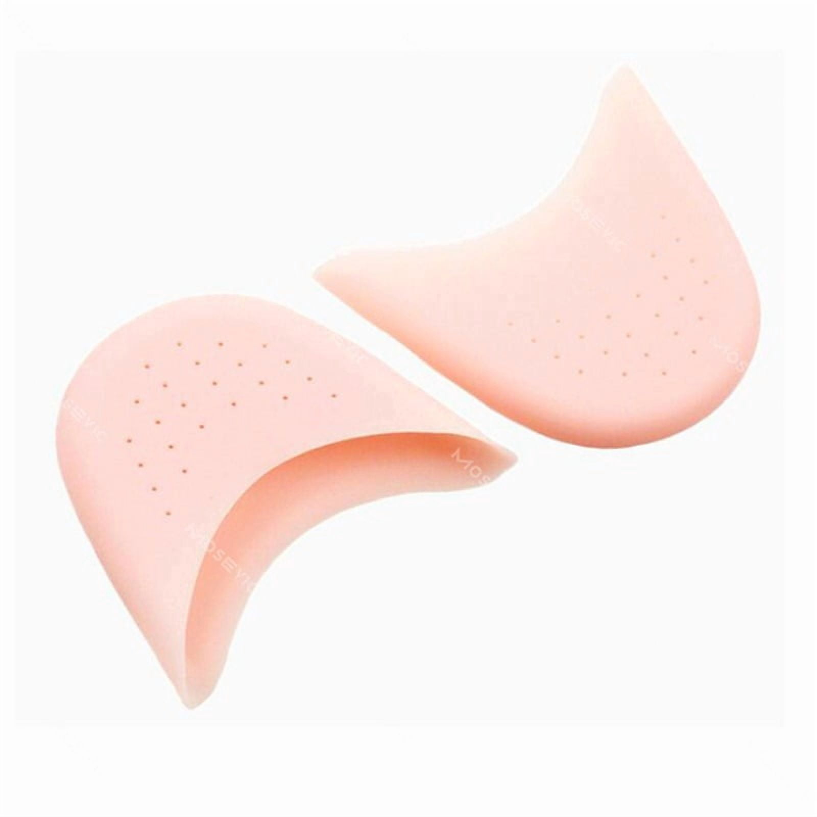 2PCS Silicone Toe Protector Shoes Soft Forefoot Breathable Toe Pads ...
