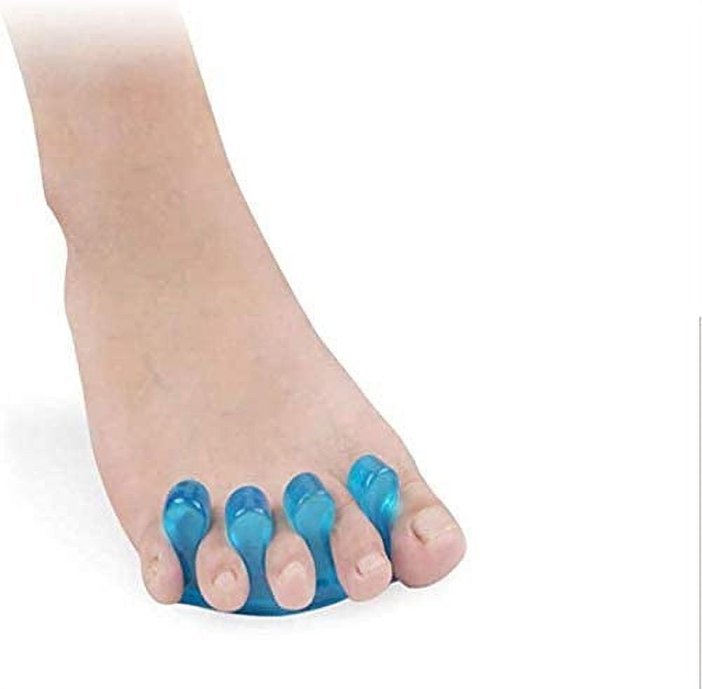 2PCS Silicone Toe Separators,Comfortable Gel Toe Stretchers Separators ...