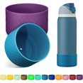 2PCS Silicone Water Bottle Boot for Owala 24oz 32oz 40oz, Anti-Slip ...