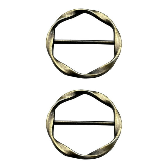 2PCS Silk Scarf Ring Clip, T-shirt Tie Clips, Clothing Ring Wrap Holder ...
