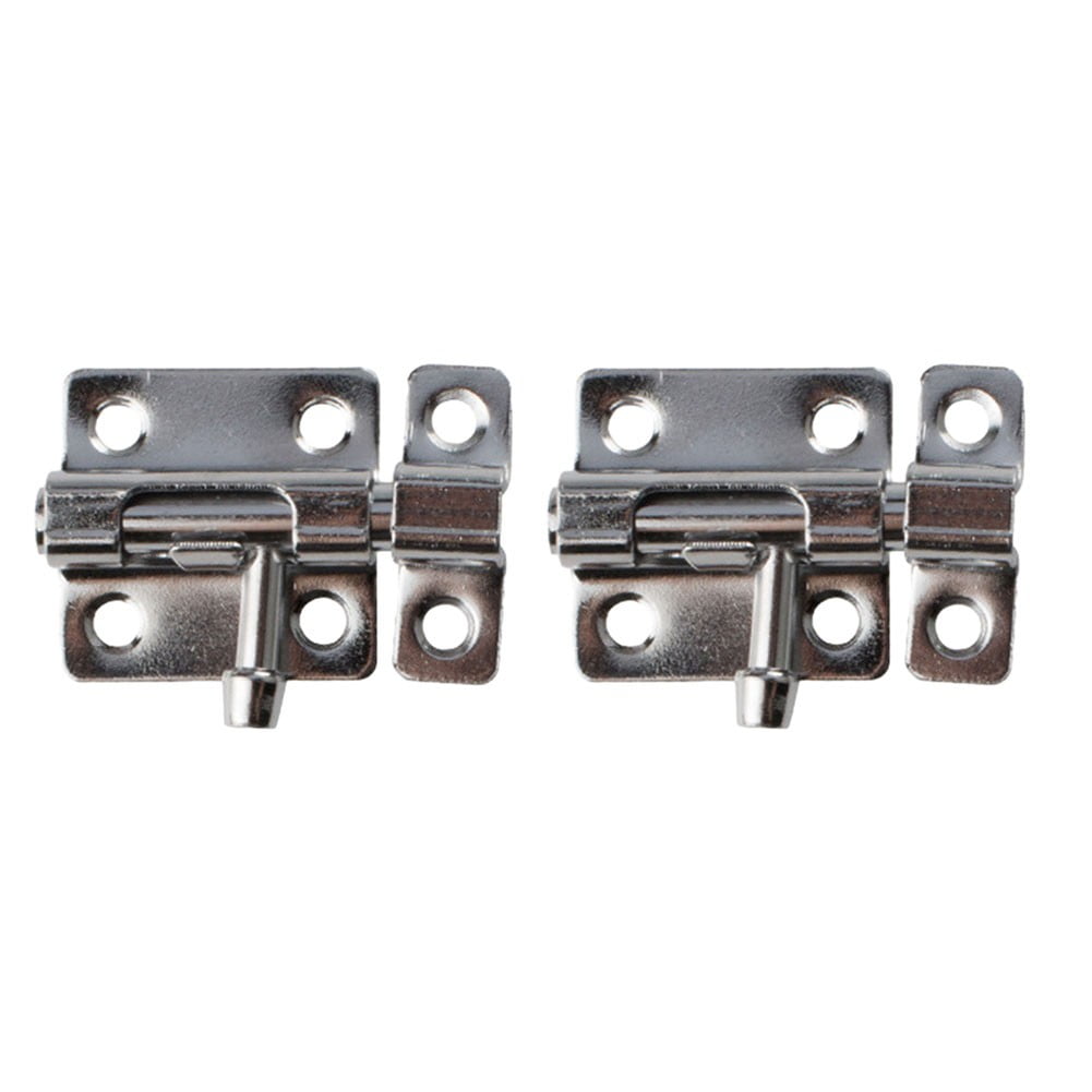 2PCS Silver Gold Mounted Door Latch Sliding Bolt Latch for Home ...