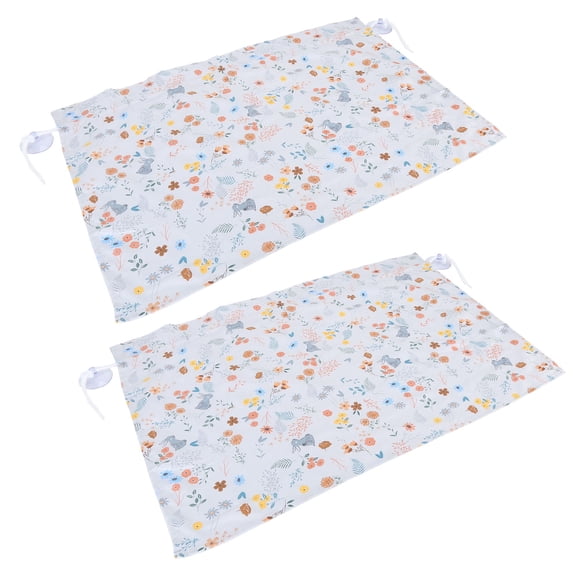 2PCS Simple Style Sunshade Curtain Adjustable Car Side Window Curtain ...