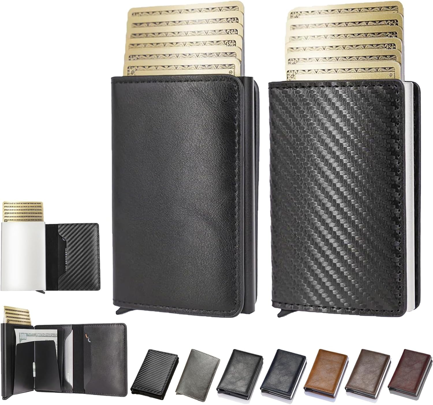 2PCS Simple Toggle Wallets for Men, Simpl Toggl Wallet, Men's Simpl ...