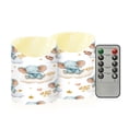 2PCS Small Flameless Candles Lamp Flameless Candles Slanted Candle Lamp ...