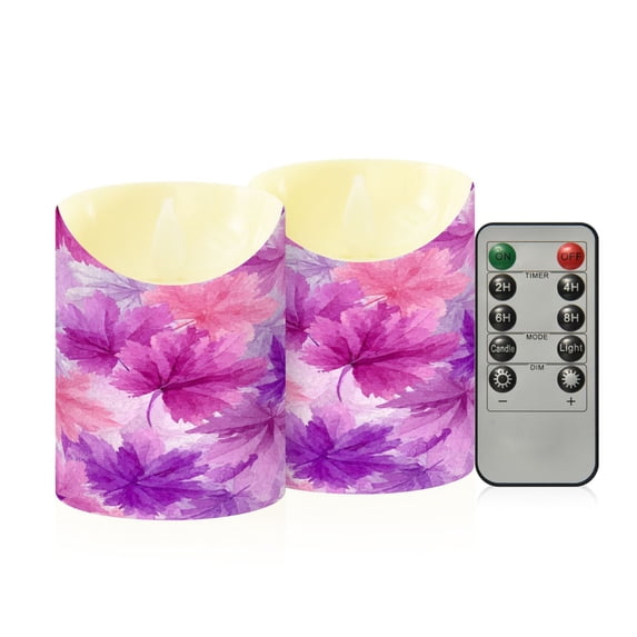 2PCS Small Flameless Candles Lamp Flameless Candles Slanted Candle Lamp ...