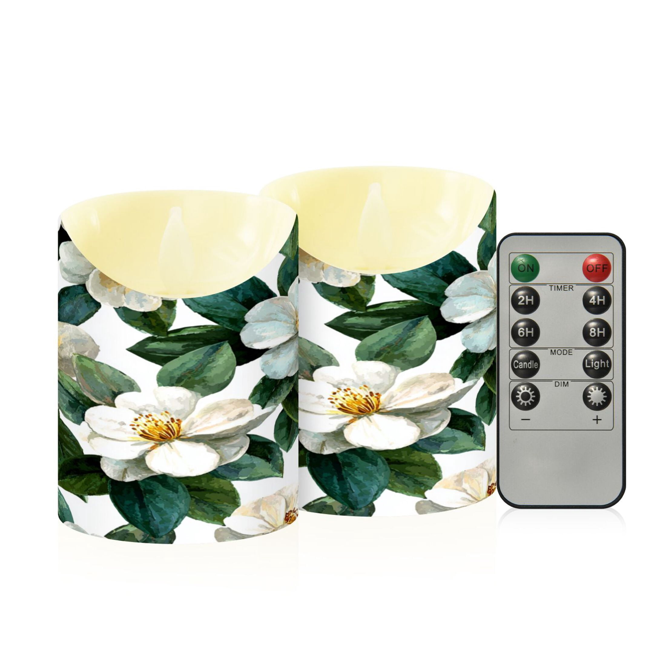 2PCS Small Flameless Candles Lamp Flameless Candles Slanted Candle Lamp ...
