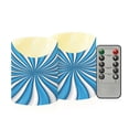 2PCS Small Flameless Candles Lamp Flameless Candles Slanted Candle Lamp ...