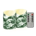 2PCS Small Flameless Candles Lamp Flameless Candles Slanted Candle Lamp ...