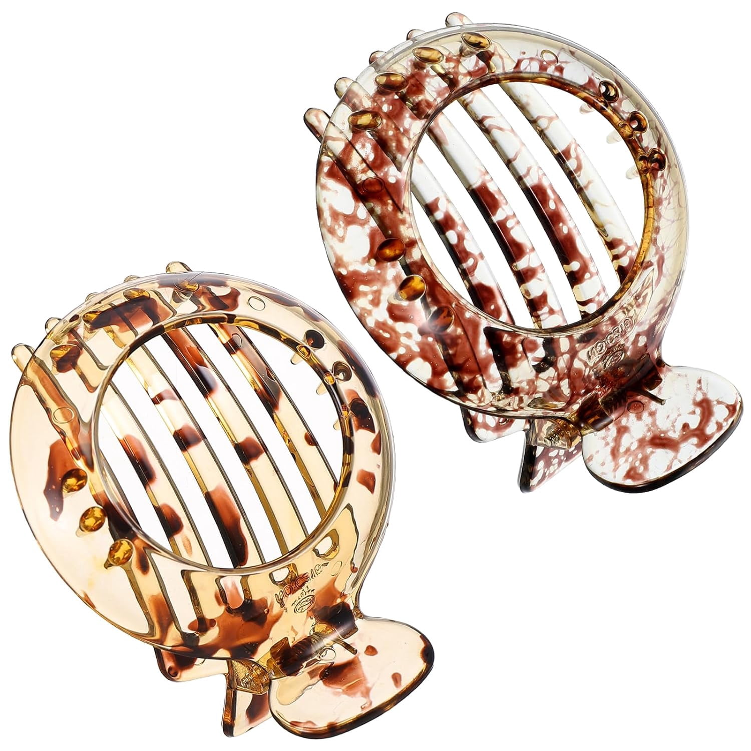 2PCS Small Hair Clip for Thin Hairs, Flat Hair Claw, Non-Slip Hairs ...