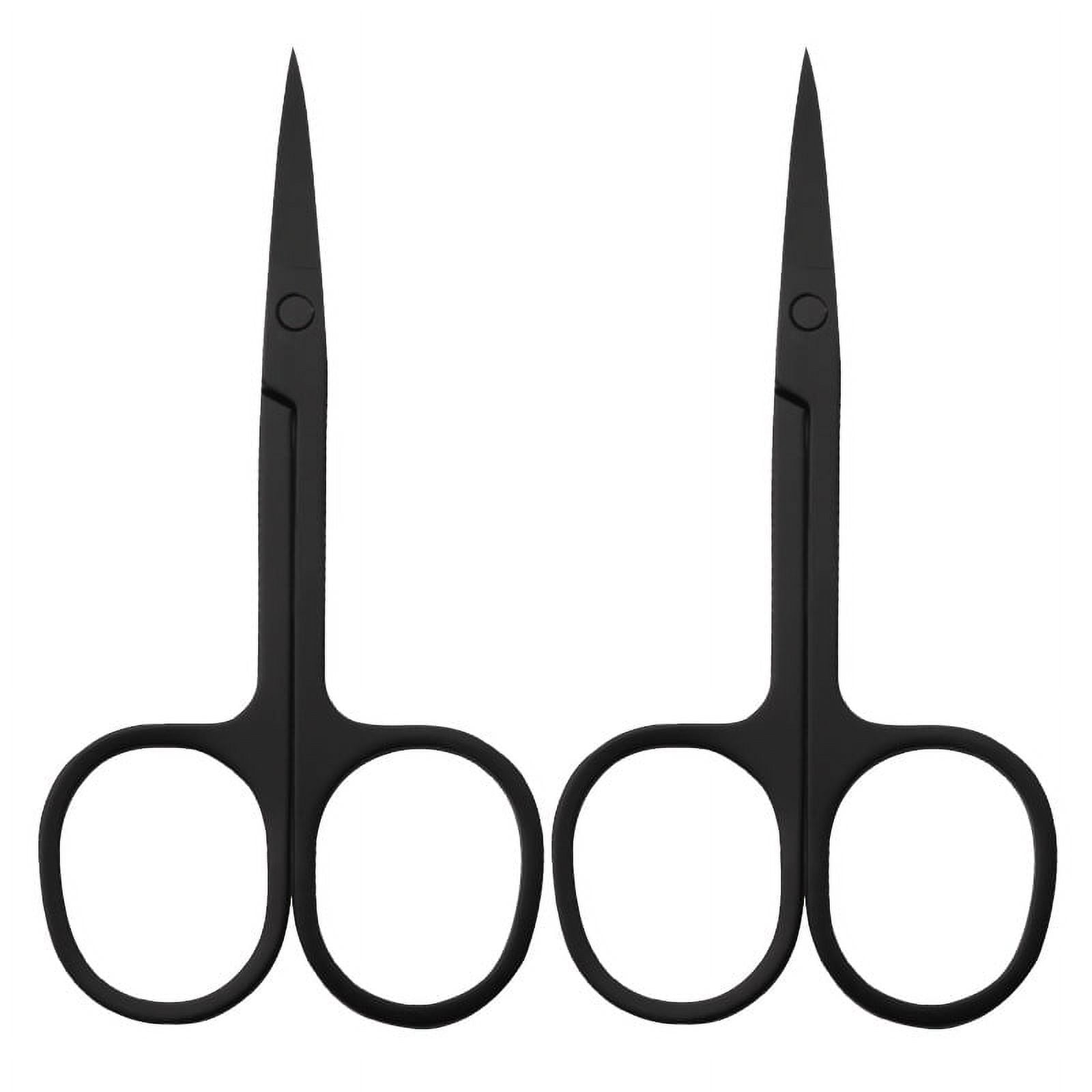 2PCS Small Nose Scissors Facial Hair Scissors Mini Beauty Scissors ...