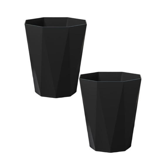 2PCS Small Can Wastebasket, Bathroom Laundry Room Garbage Bin, Office ...