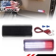 2PCS Smoked Front & Rear Interior Light Door Panel Warning Light ...