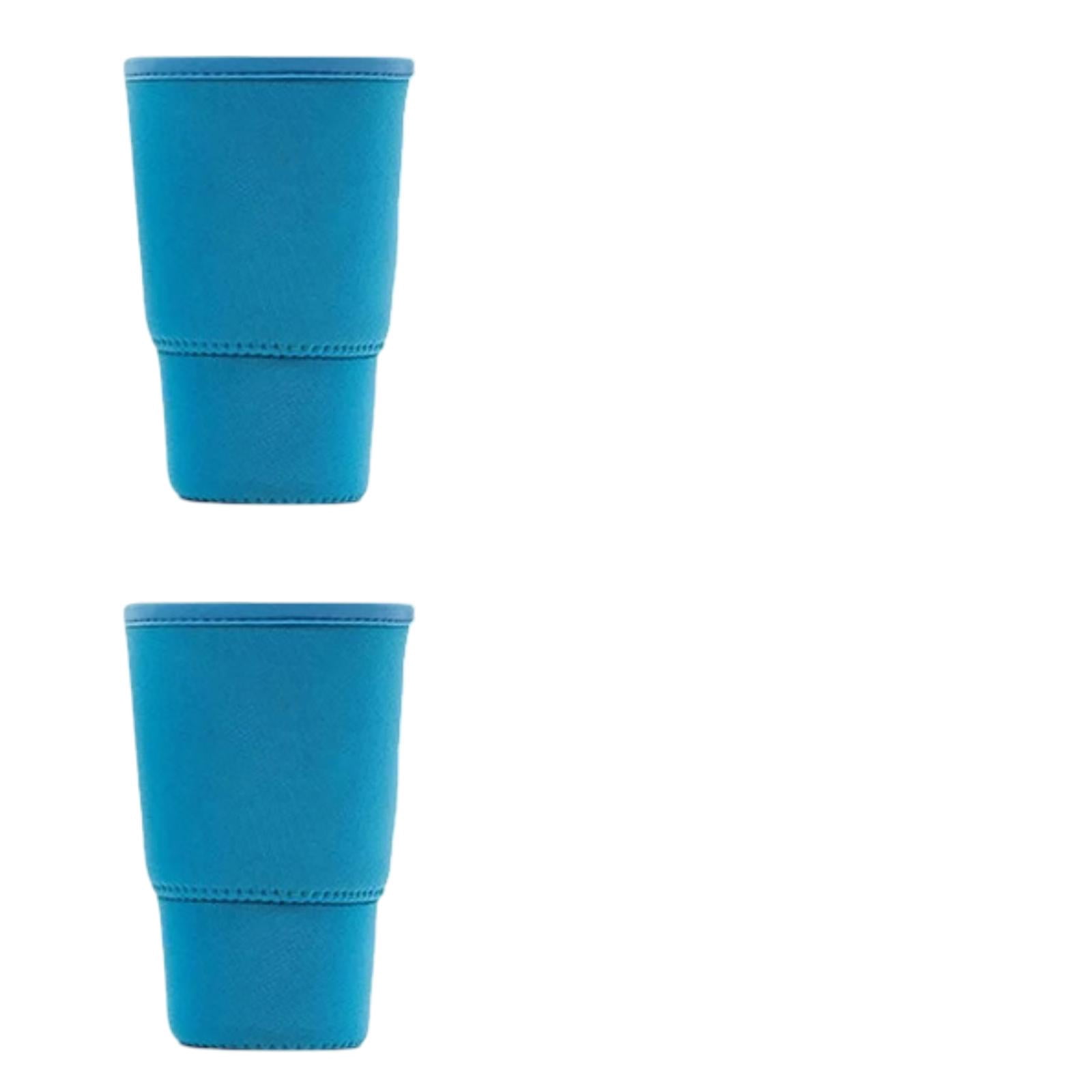 2PCS Soft Cloth Insulated Cup Sleeves,Reusable Fabric Drink Holders For ...