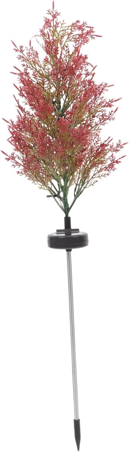 2PCS Solar Powered Garden Tree Stake Lights, 31.5in Outdoor Christmas ...