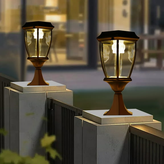 Open Box 6-Piece LED Solar Disc Lights - Oil-Rubbed Bronze - Walmart.com