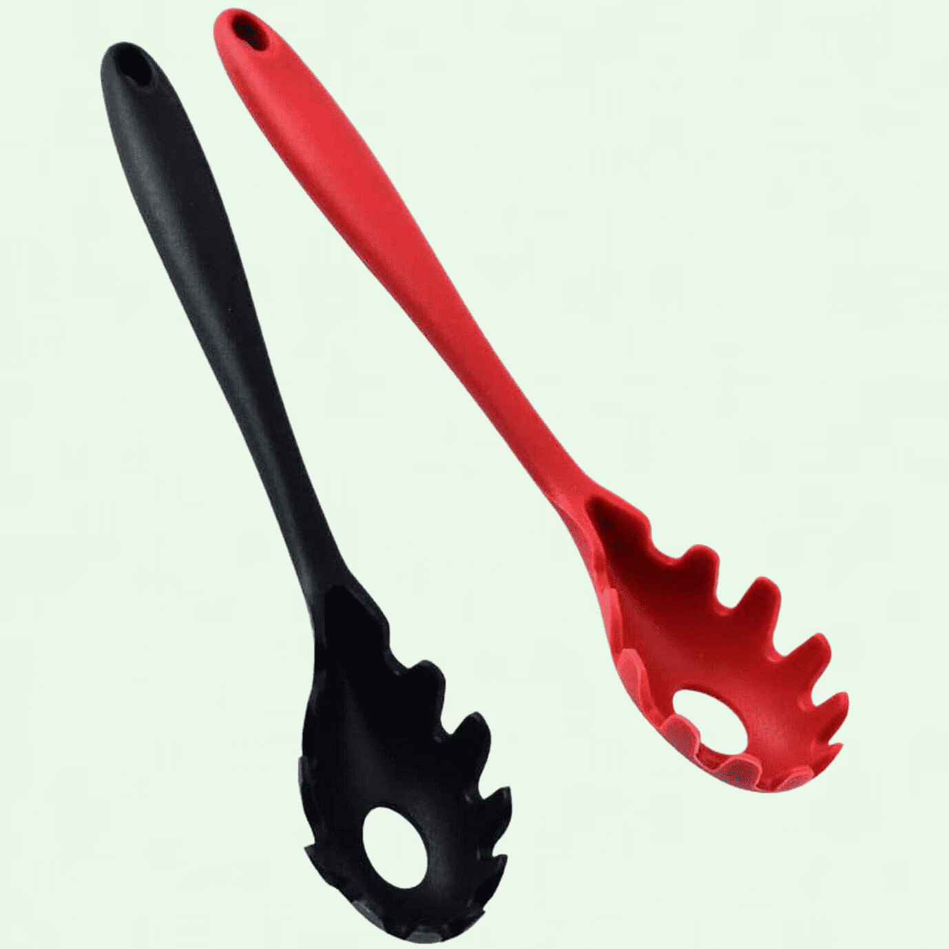 2PCS Spaghetti Spoon Pasta Server, Durable Food Grade Noodle Strainer ...