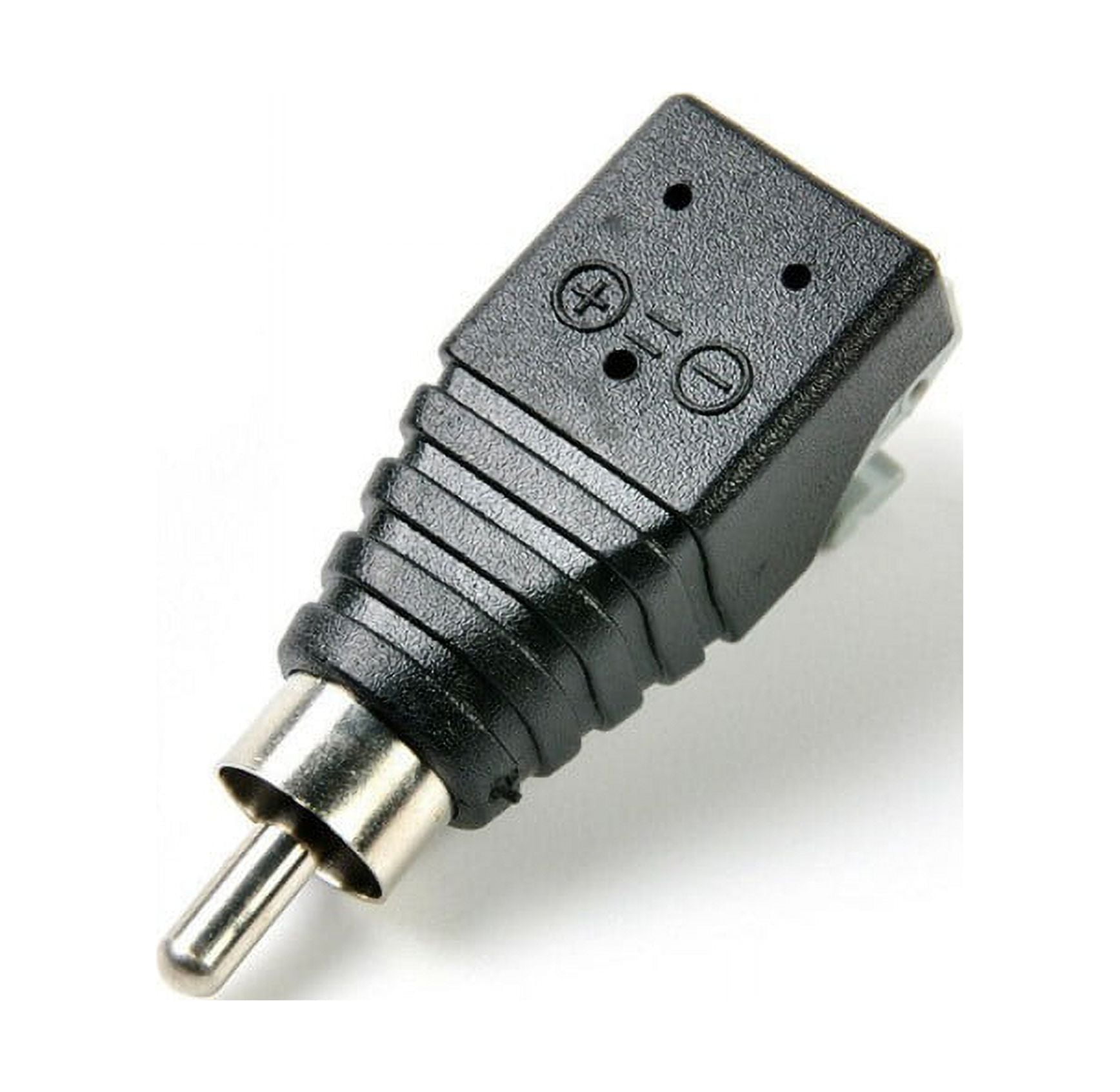 2PCS Speaker Wire A/V Cable To Audio Male Connector Adapter Jack Press ...