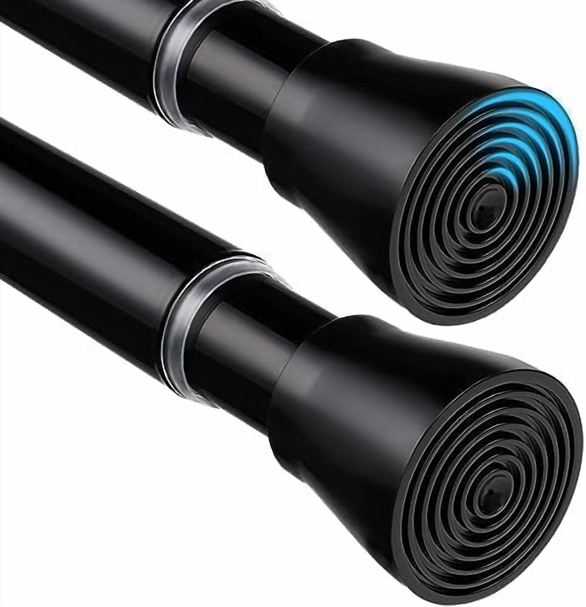 2PCS Spring Tension Curtain Rod 28 To 48 Inch Adjustable Expandable ...