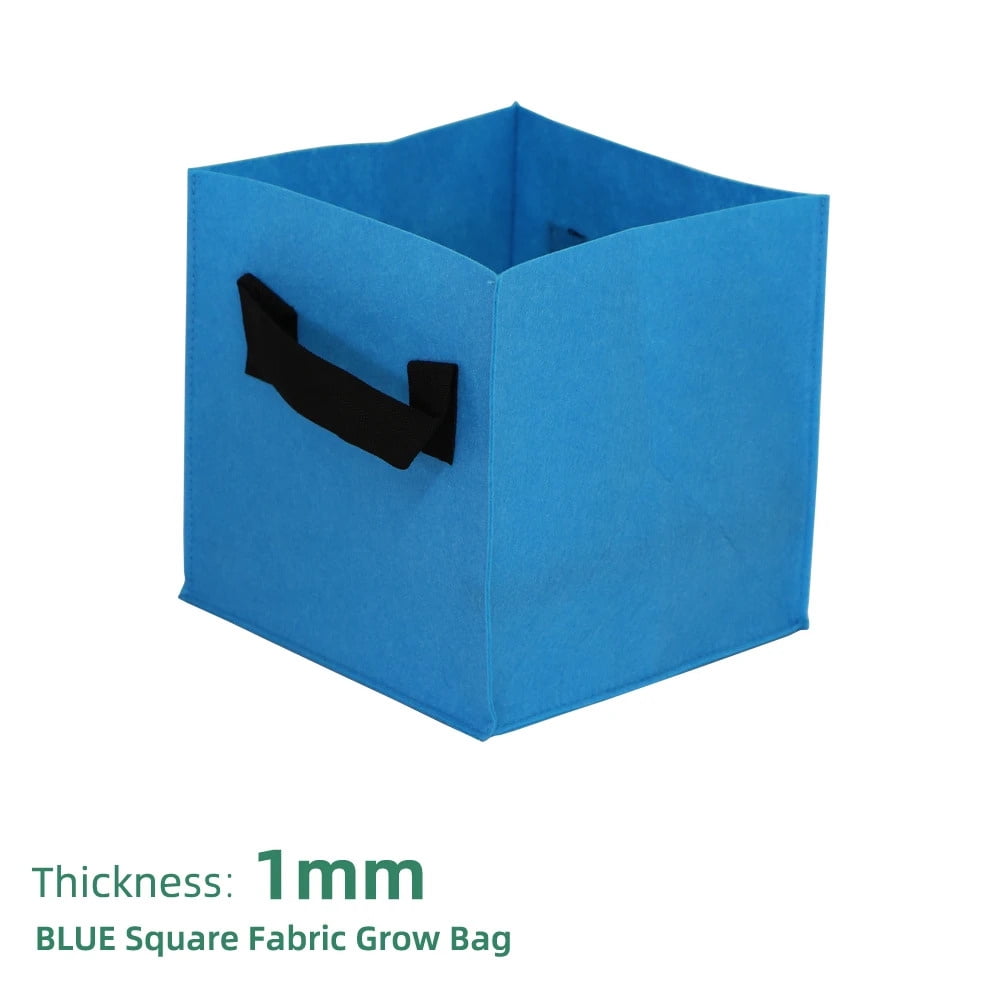 2PCS Square Garden Fabric Grow Bags with Handles for Outdoor Plants ...