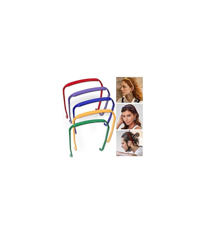 2PCS Square Invisible Hairband – 2025 Thick Curly Hair Bands, Medium to ...