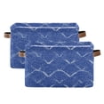 2PCS Square Storage Basket Home Storage Bins Bedroom Storage Basket ...