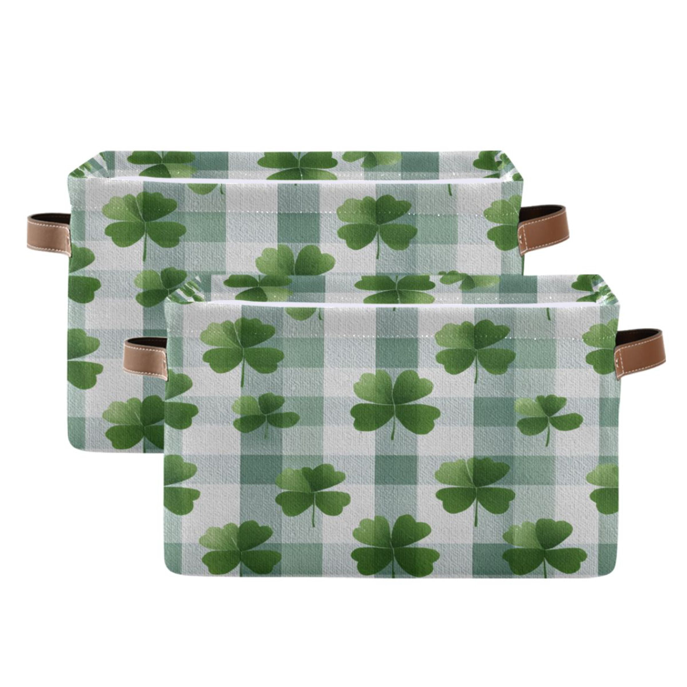 2PCS Square Storage Basket Home Storage Bins Bedroom Storage Basket ...