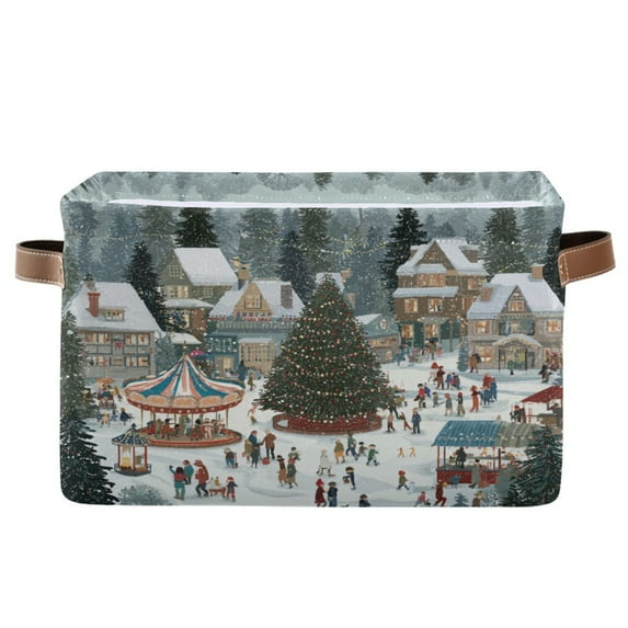 2PCS Square Storage Basket Home Storage Bins Bedroom Storage Basket ...