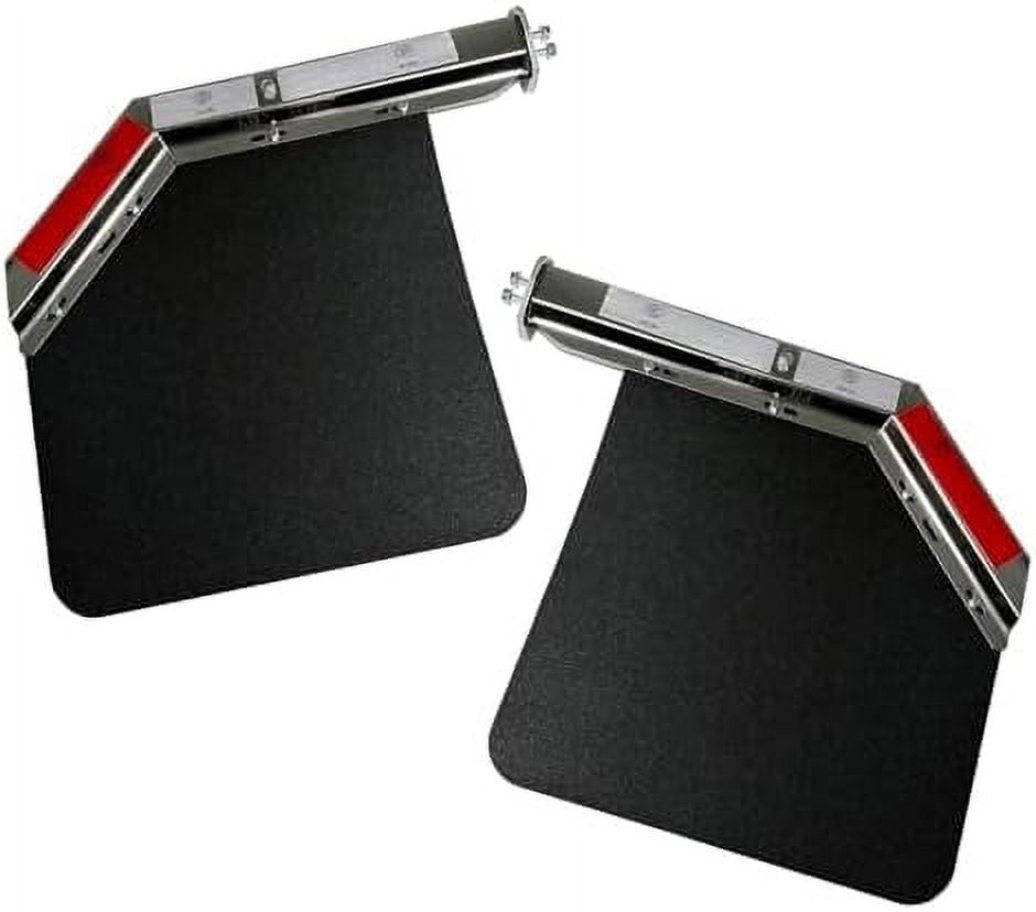 2PCS Stainless Steel Angled Spring Loaded Mud Flap Hanger Bracket with ...