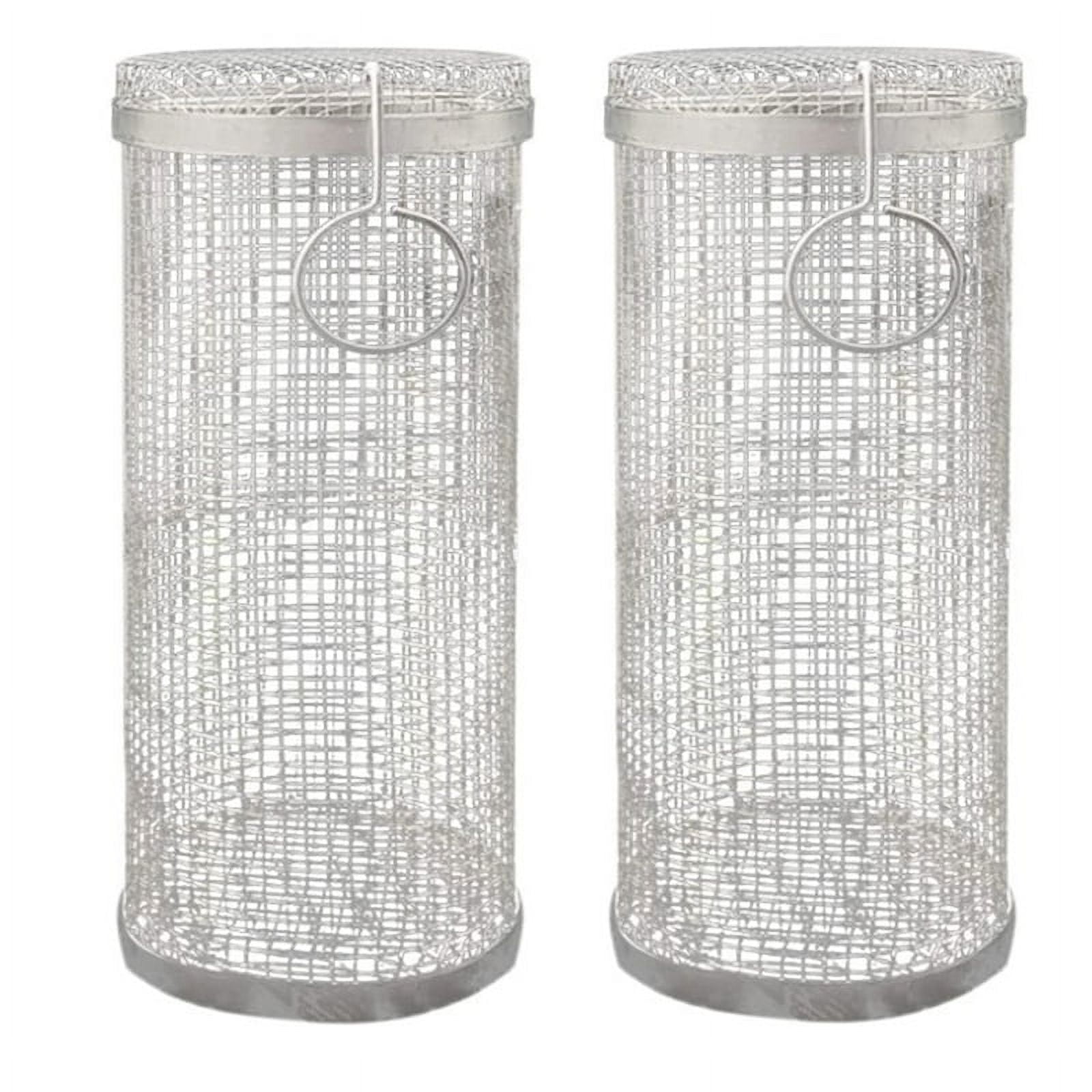 2PCS Stainless Steel BBQ Mesh Grill Grate Meshes Racks Grid for Outdoor ...