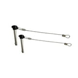 2PCS Stainless Steel Bimini Top Pull Pins Steel Ball Pins Safety Pins ...