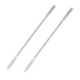 2PCS Stainless Steel Lab Laboratory Mini Double-Ended Spatula Micro ...