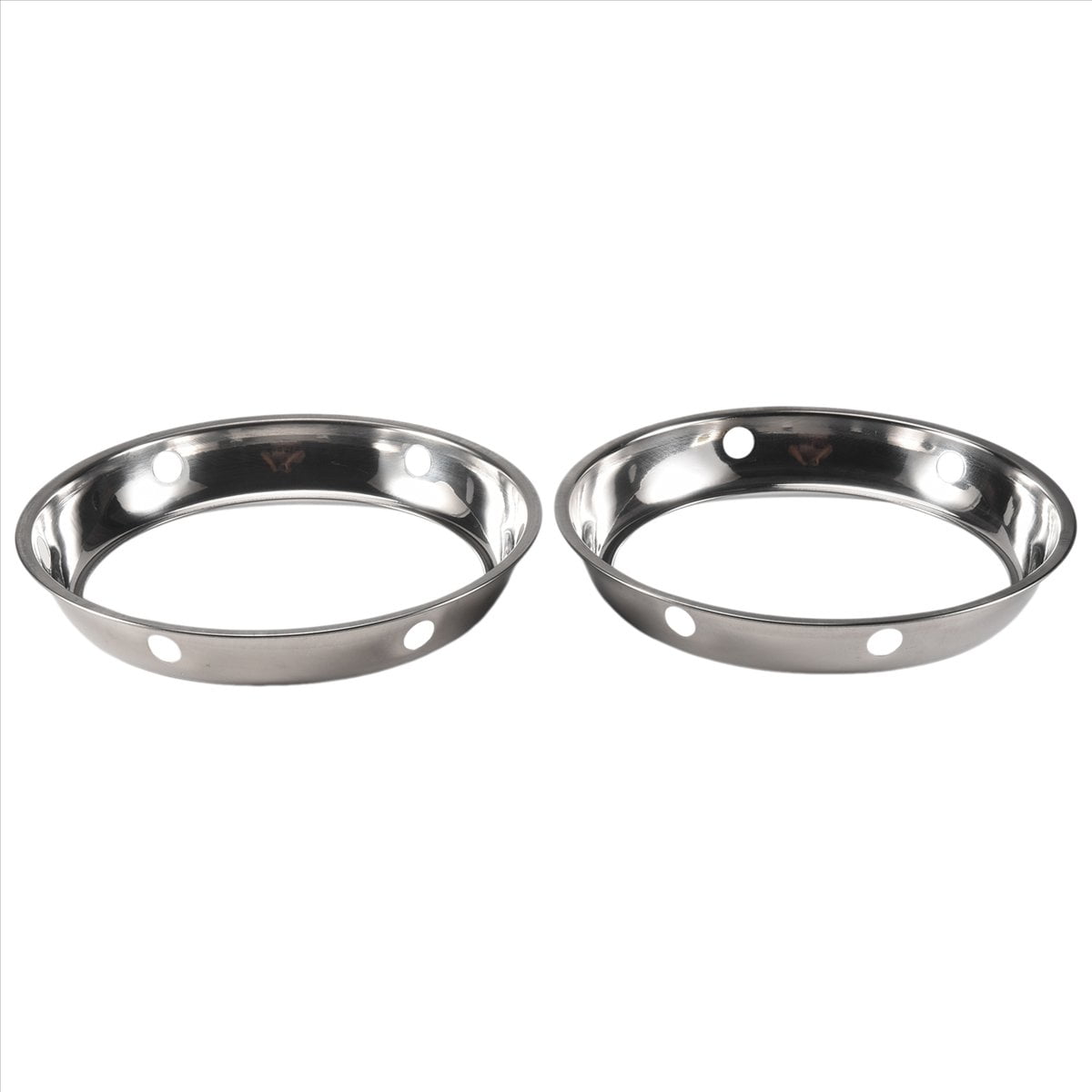 2PCS Stainless Steel Wok Ring Metallic Round Bottom Rack 10.43X11.8Inch ...