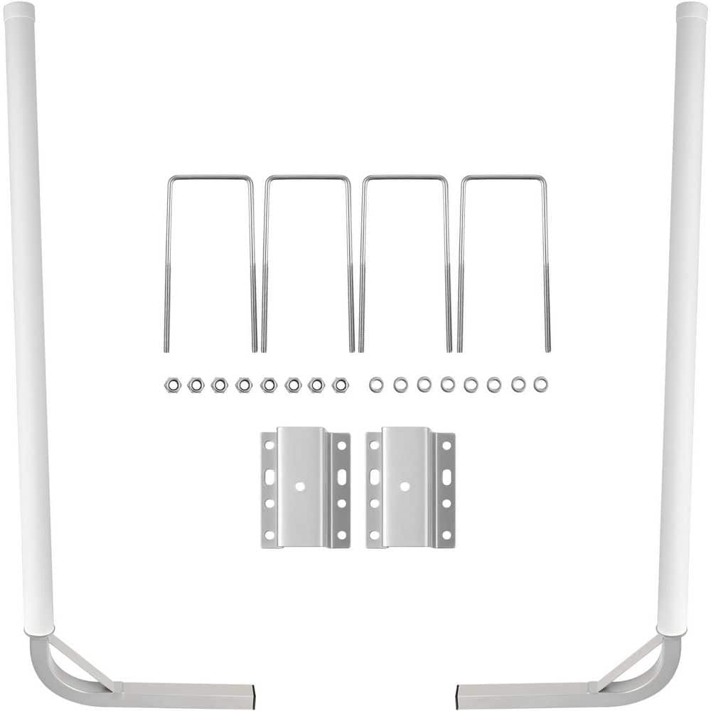 2PCS Steel Trailer Post Guide ons, Boat Trailer Guide-on, 60in., White ...