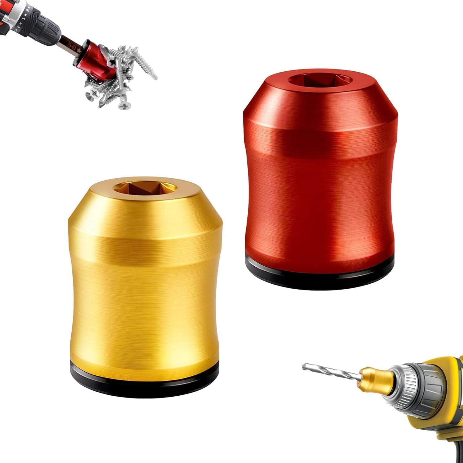 2PCS Strong Magnetic Screw Ring, 2026 Upgrade Screwdriver Head Magnetic ...