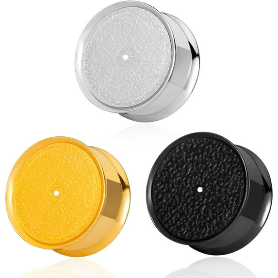 2PCS Stud Plugs for Stretched Ears (8mm-19mm) Hollow Ear Tunnels Wear ...