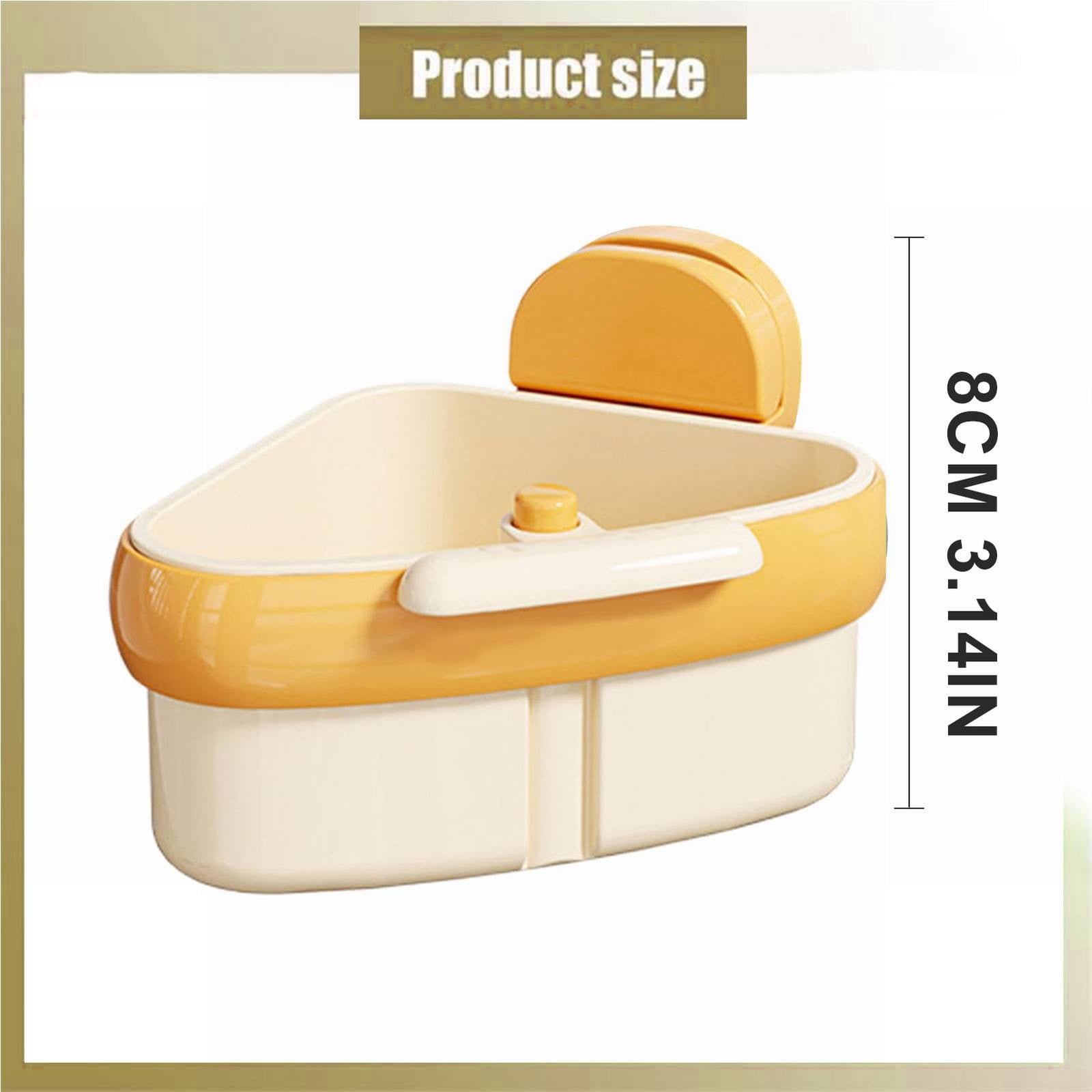 2PCS Suction Cup Sink Corner Rack, Corner Sink Strainer, Sinks Trash ...