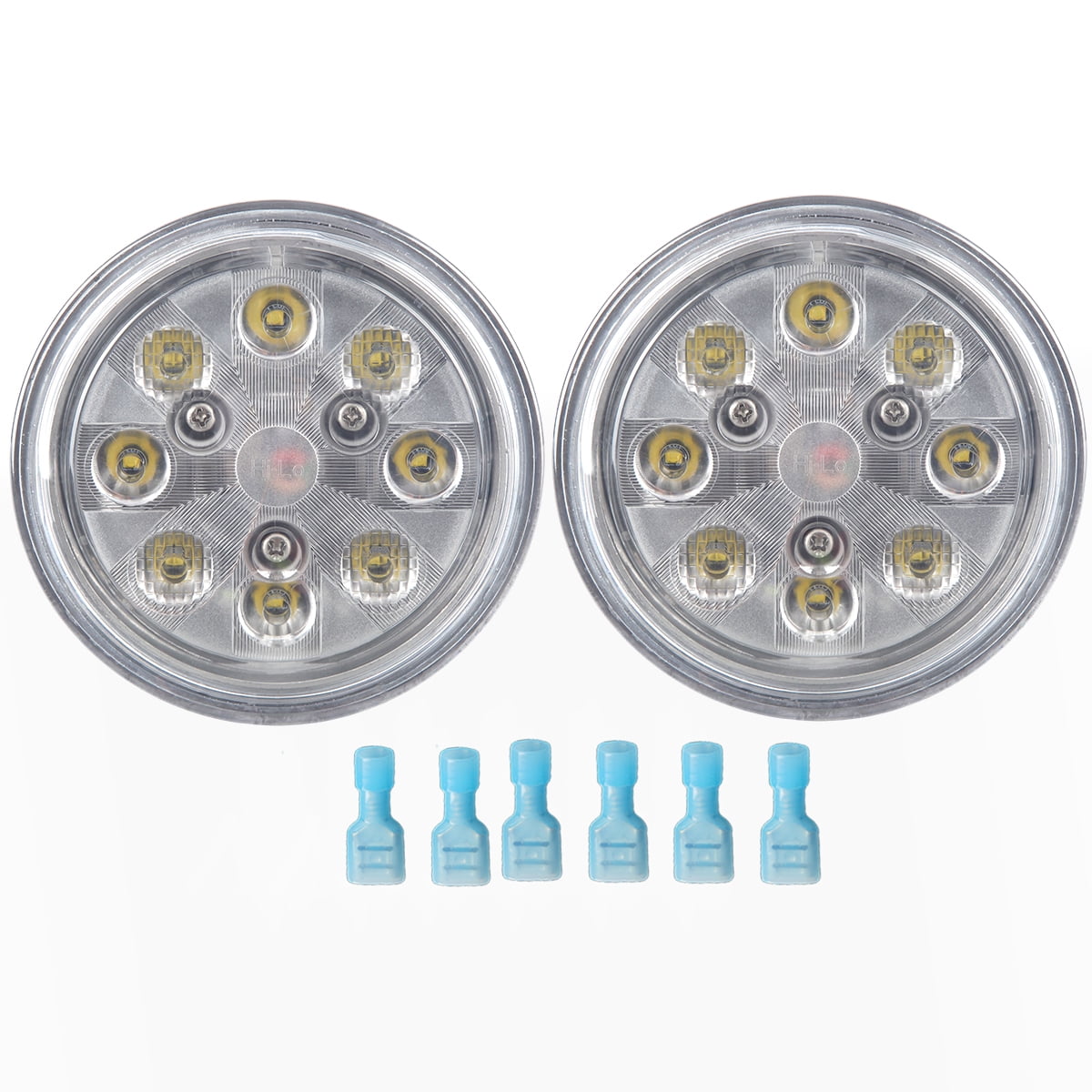 2PCS Super Bright Offroad PAR36 4.5" Round Tractor LED Headlight Bulb ...