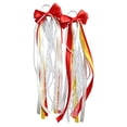 2PCS Super Soft Ribbon Boot Bows, Cowboy Football Boot Decor Clips ...