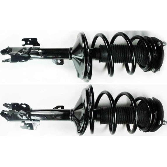 2PCS Suspension Strut and Coil Spring Assembly - Front Struts ...
