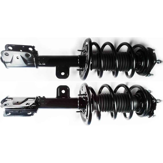 2PCS Suspension Strut and Coil Spring Assembly - Front Struts ...
