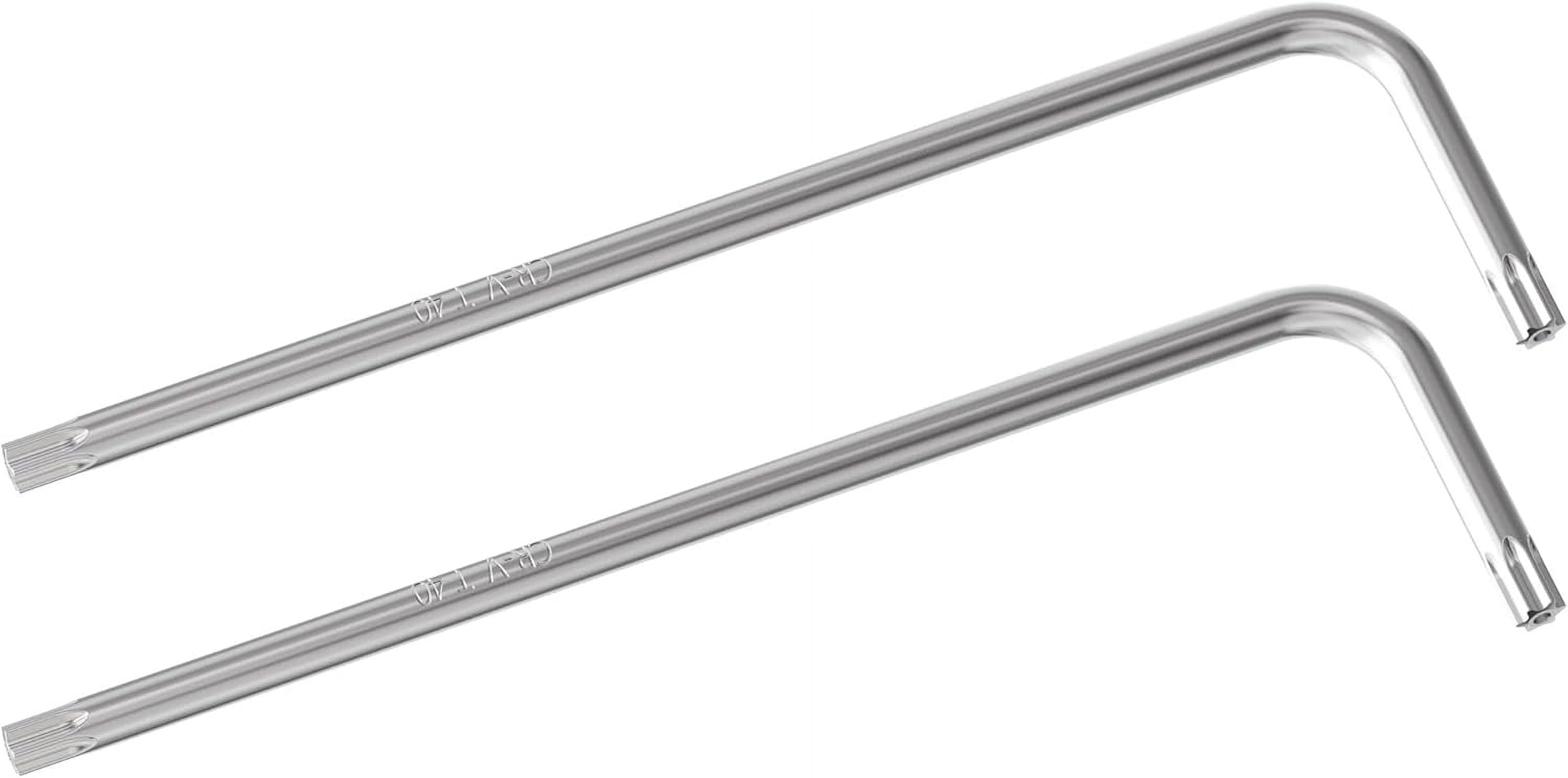 2PCS T10 Long Tamper Proof Torx Key Bit Wrench, Anti Tamper Star ...