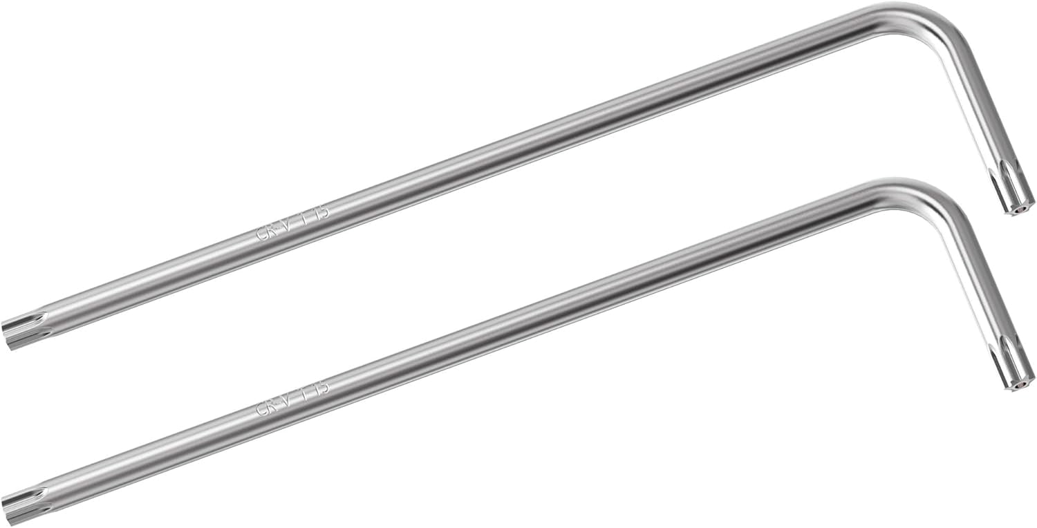 2PCS T10 Long Tamper Proof Torx Key Bit Wrench, Anti Tamper Star ...