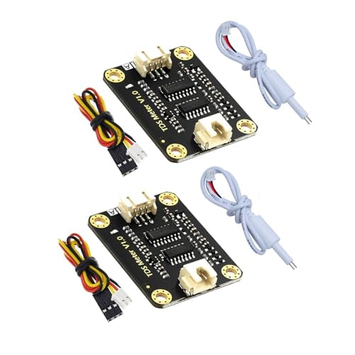 2PCS TDS Sensor Water Conductivity Meter, 0-1000ppm Analog Output ...