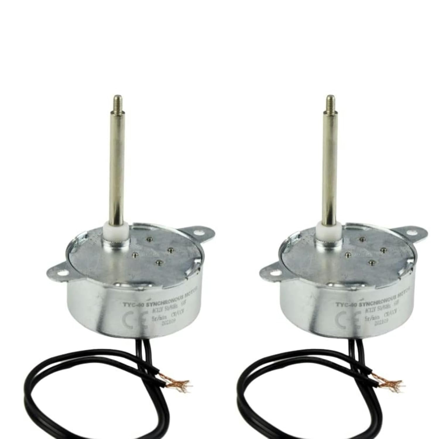 2PCS TYC-40 Synchronous Motor AC 12V 5RPM CW/CCW Shaft 46mm for ...