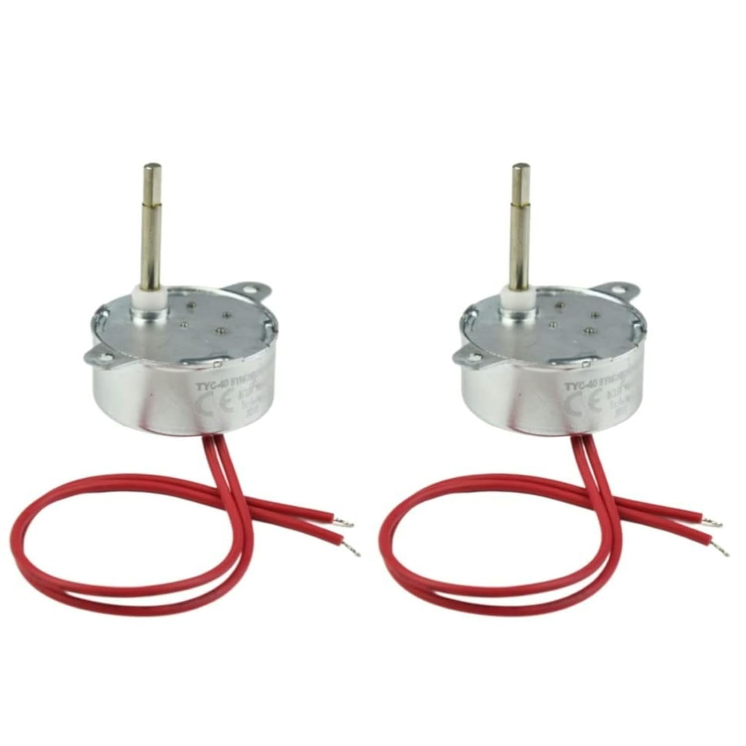 2PCS TYC40 Small Synchronous Motor 12V AC 5r/min CW/CCW Shaft 35mm ...