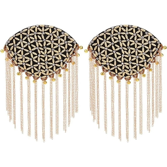 2PCS Tassel Shoulder Shoulder Brooch Pin Epaulette Shoulders Retro ...