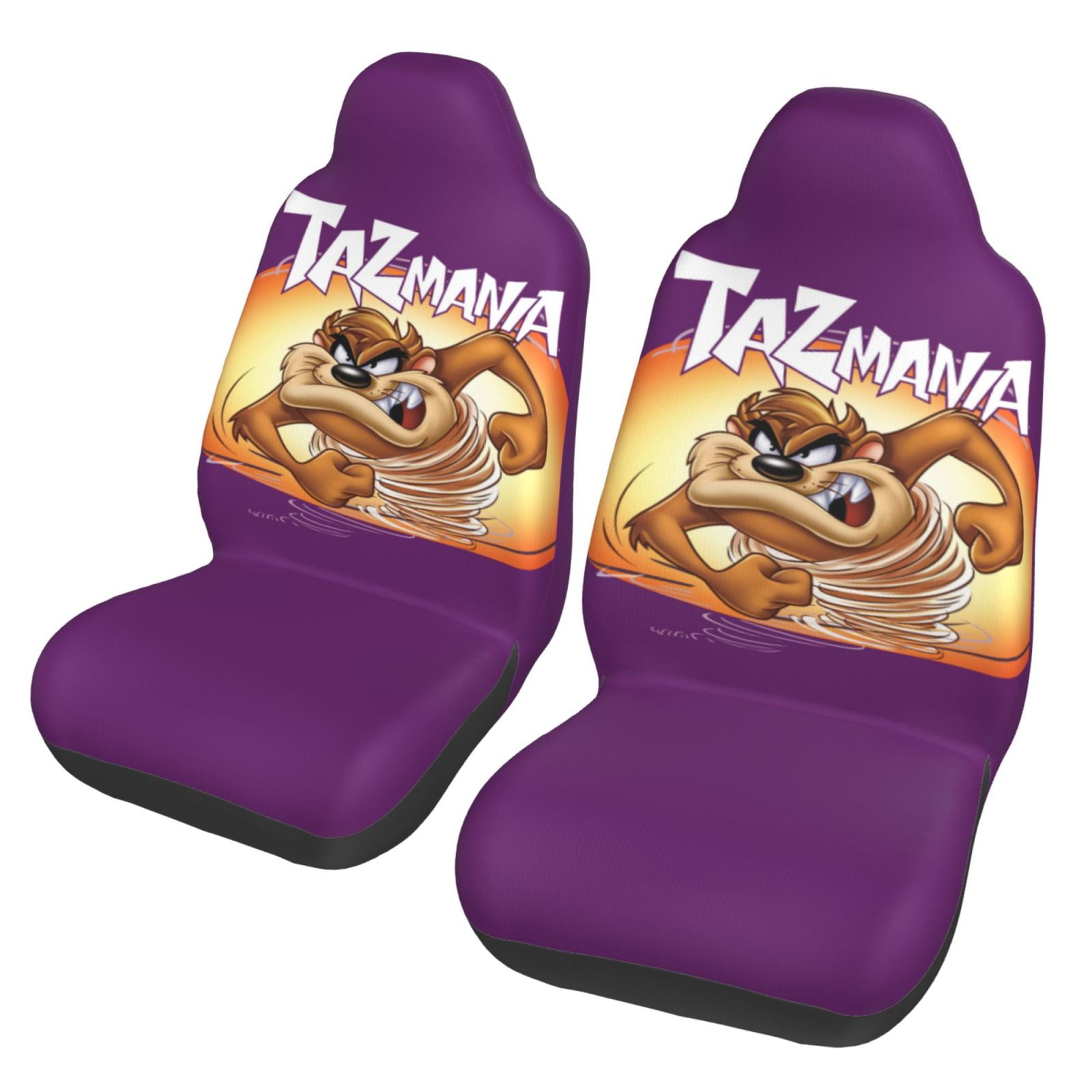 2PCS Taz Mania Car Seat Cover for Women Men Washable Soft Thin Driver ...