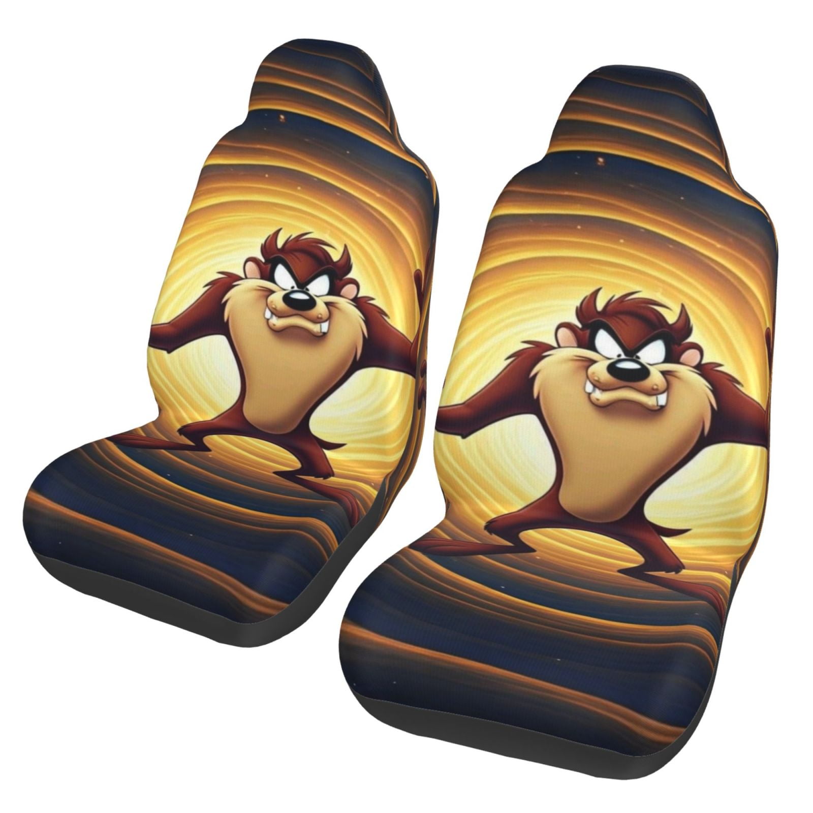 2PCS Taz Mania Car Seat Cover for Women Men Washable Soft Thin Driver ...