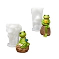 2PCS Tear Resistant Jewelry Decorating Moulds Frogs Shape Silicone ...